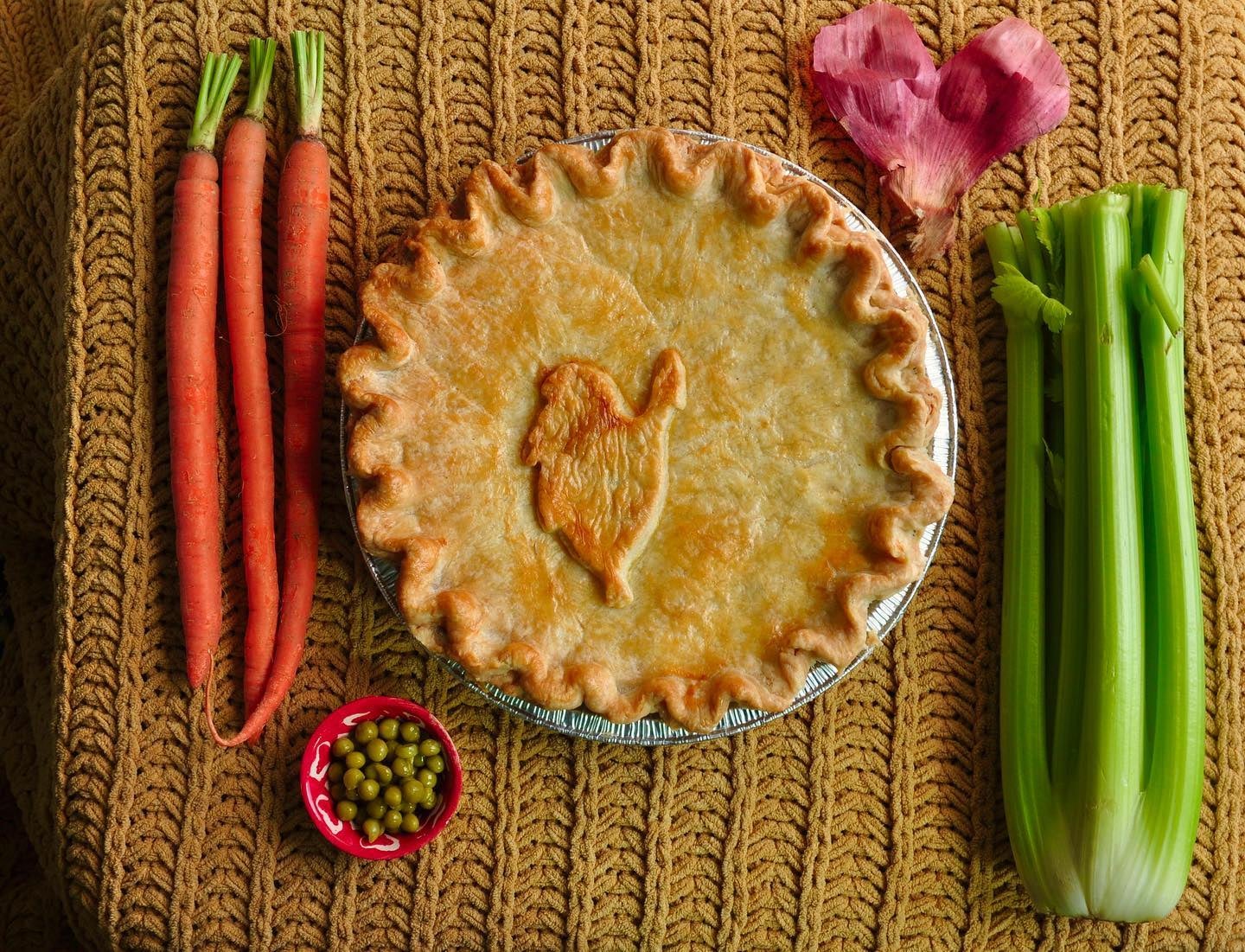 Slice of Chicken Pot Pie | Noble Pies